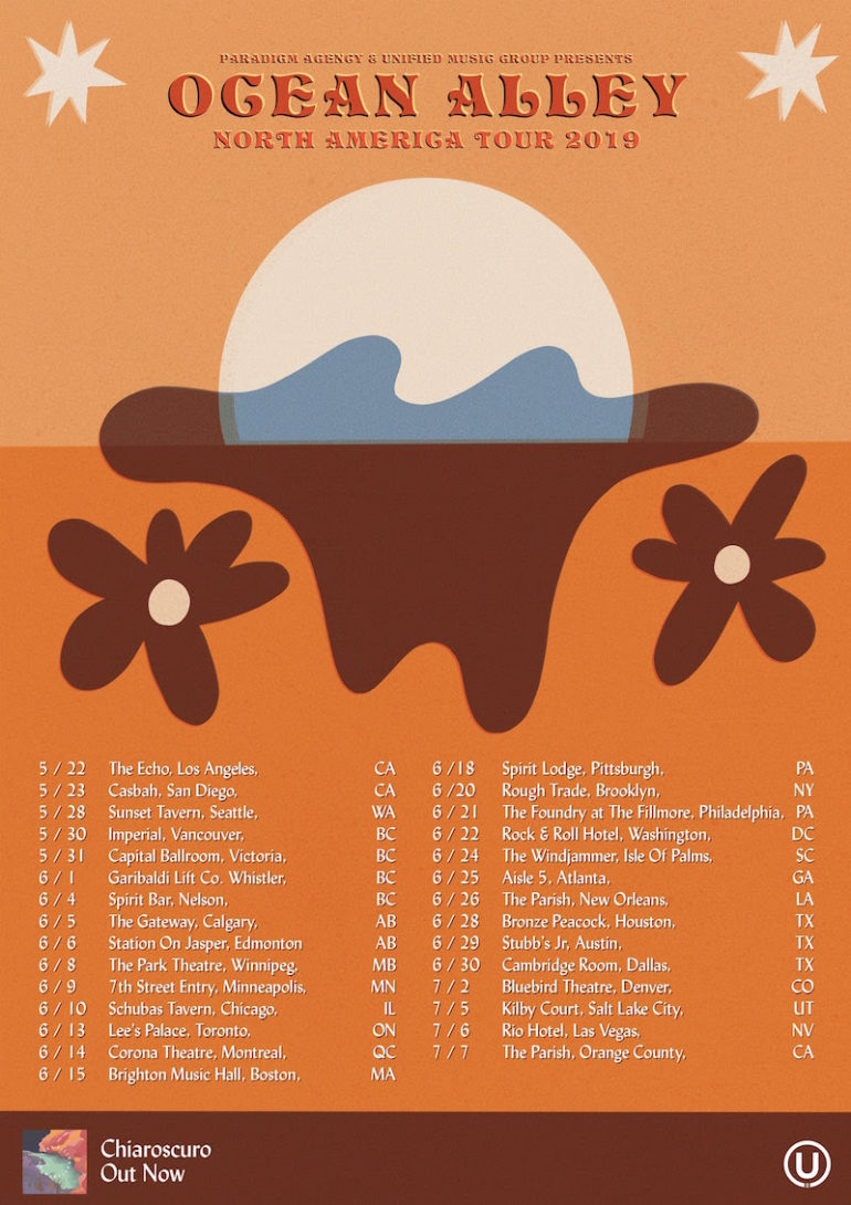 Ocean Alley ride a spring wave back to North America in 2019