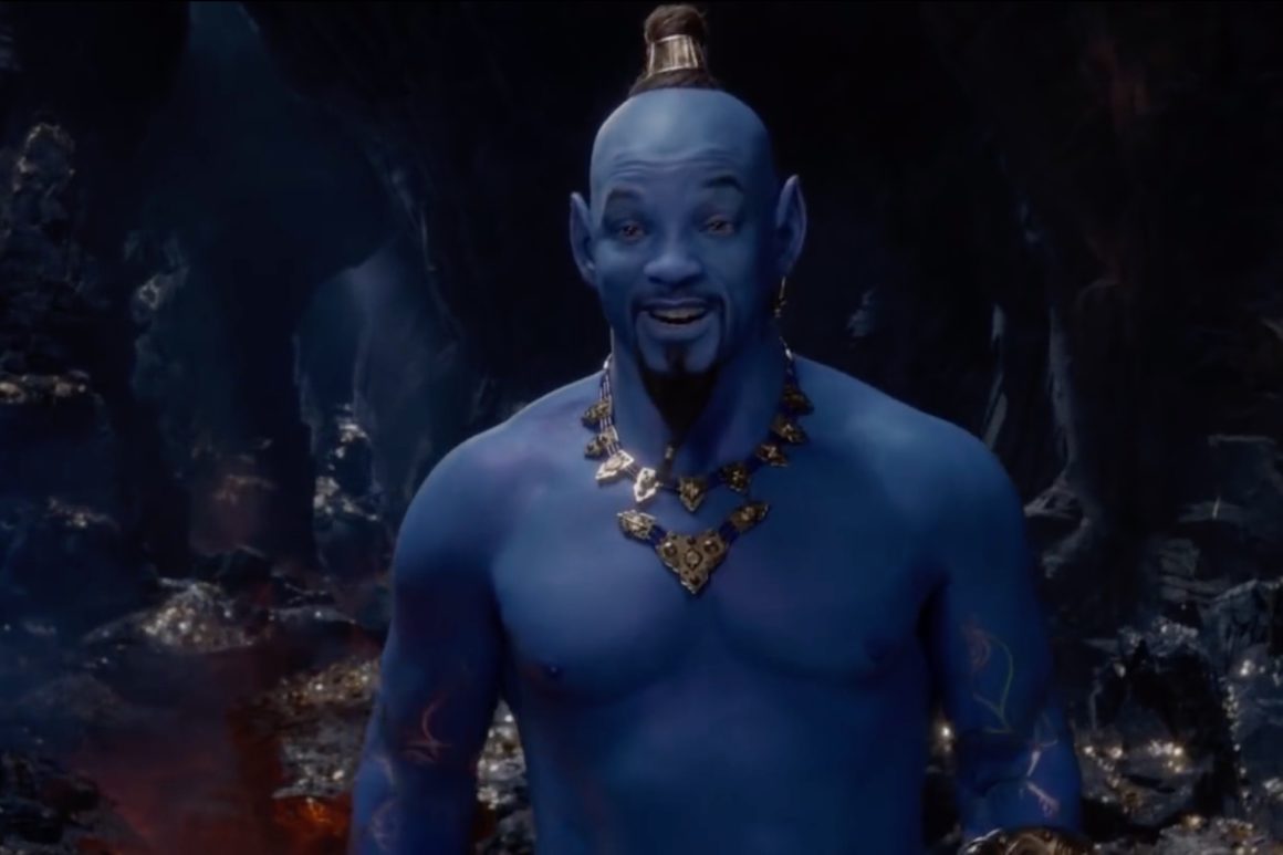 Will Smith just blue himself in the new 'Aladdin' trailer