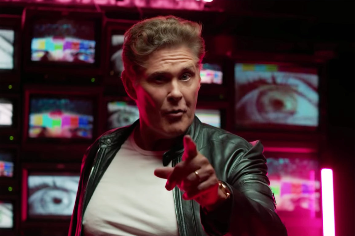 So here's David Hasselhoff's cover of 'Head On' by The Jesus And Mary Chain