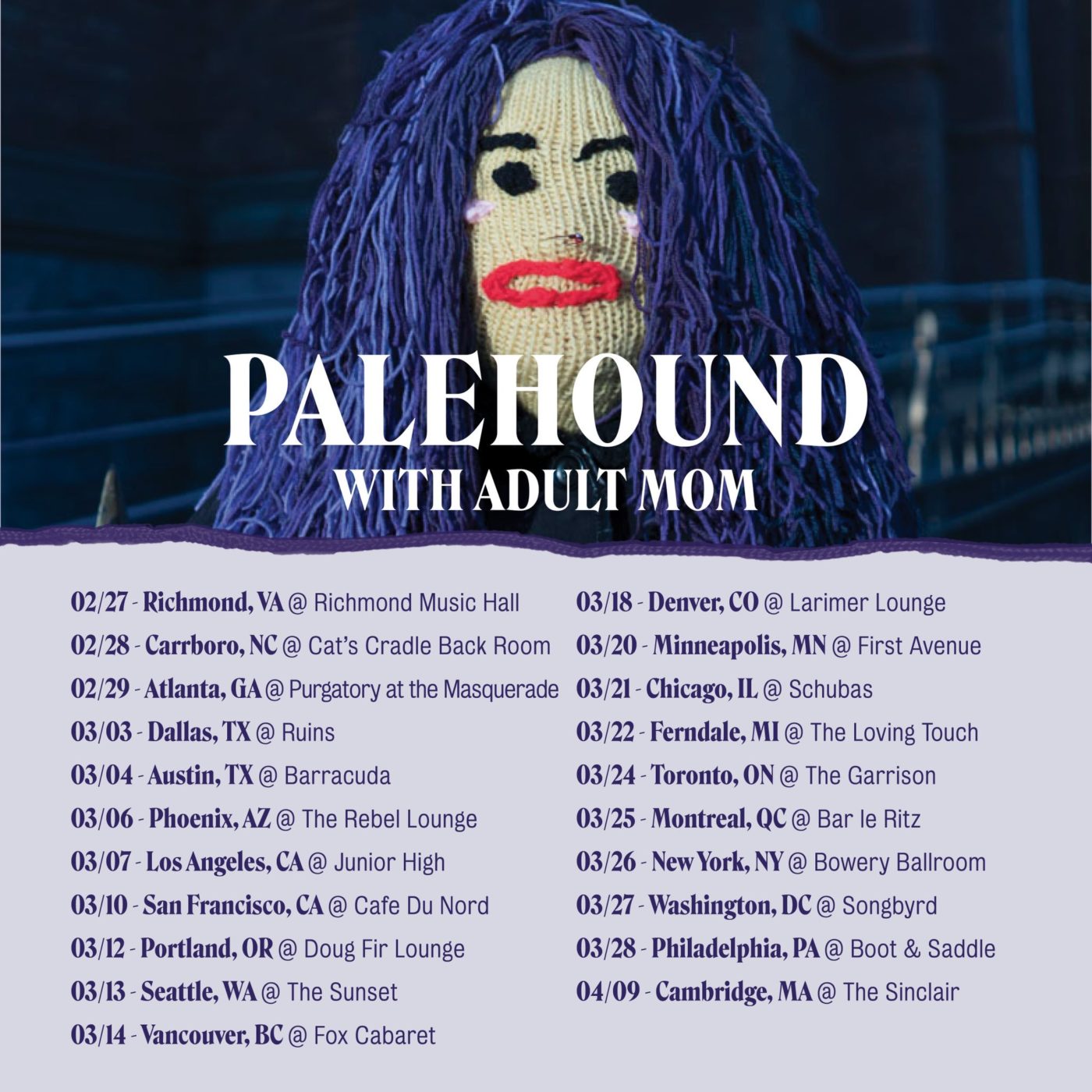 Palehound unveils spring 2020 tour with Adult Mom
