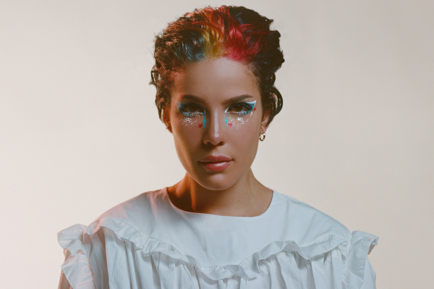 Halsey announces new beauty brand 'about-face'