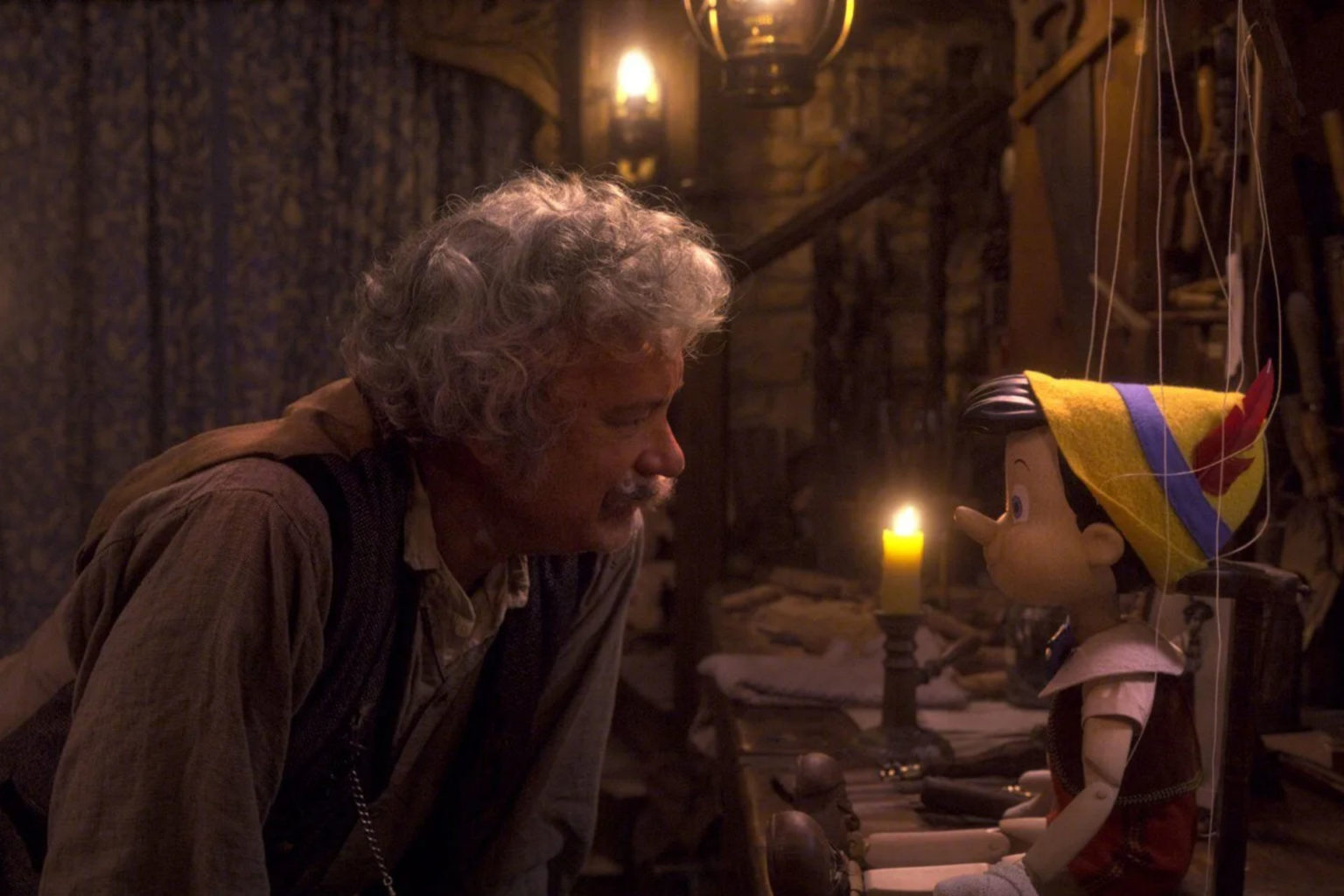 Tom Hanks is Geppetto in the teaser for Disney's 'Pinocchio' remake