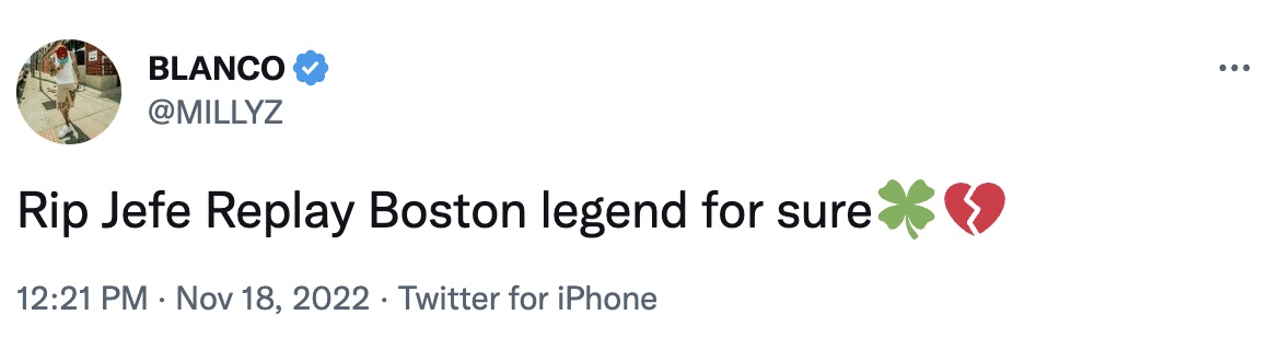 RIP: Boston rapper Jefe Replay has died, according to those close to him