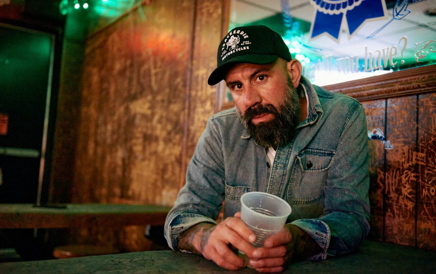 Matt Charette is going up 'Swinging' as the scene changes around him