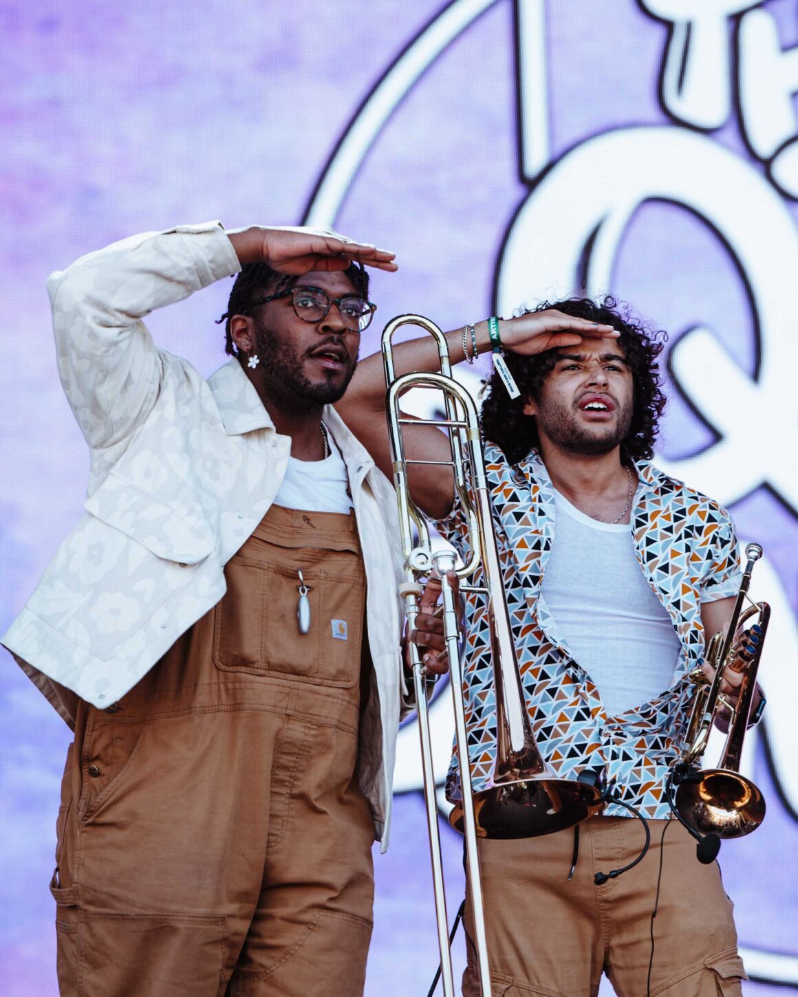 Boston Calling Photo Gallery: The Q-Tip Bandits live on the Blue Stage