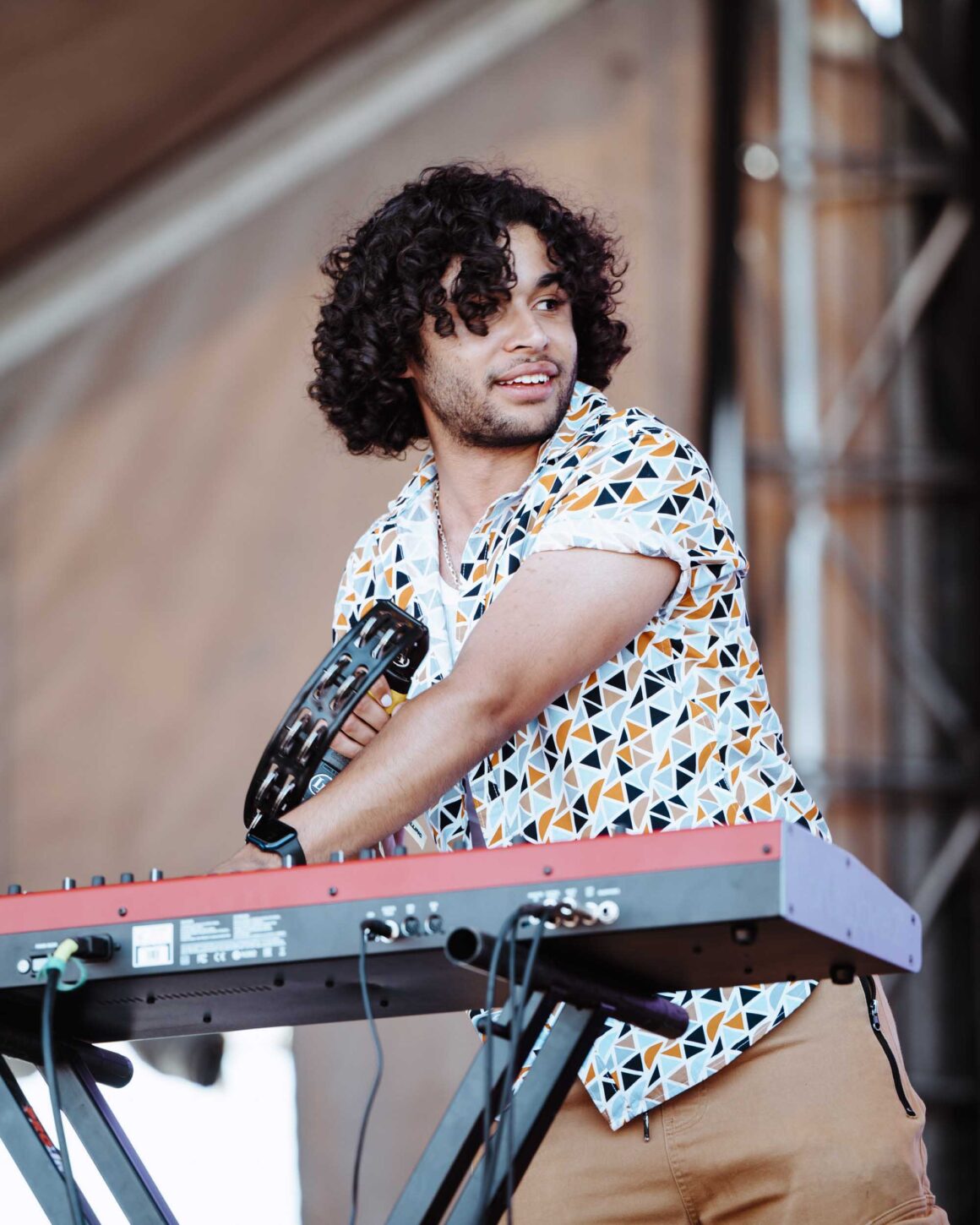 Boston Calling Photo Gallery: The Q-Tip Bandits live on the Blue Stage