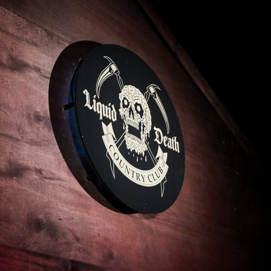 We sold our soul at the Liquid Death Country Club, and it was pretty metal