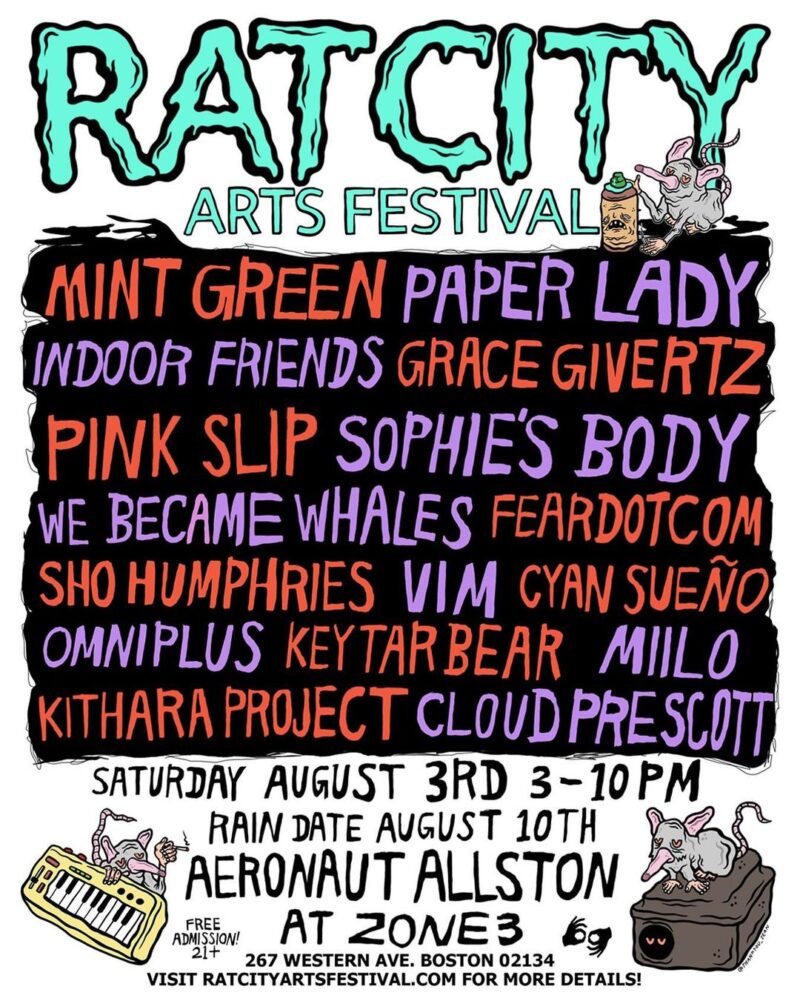 V3 Weekend: Rat City Arts Festival, Best of Boston Comedy, Metallica ...