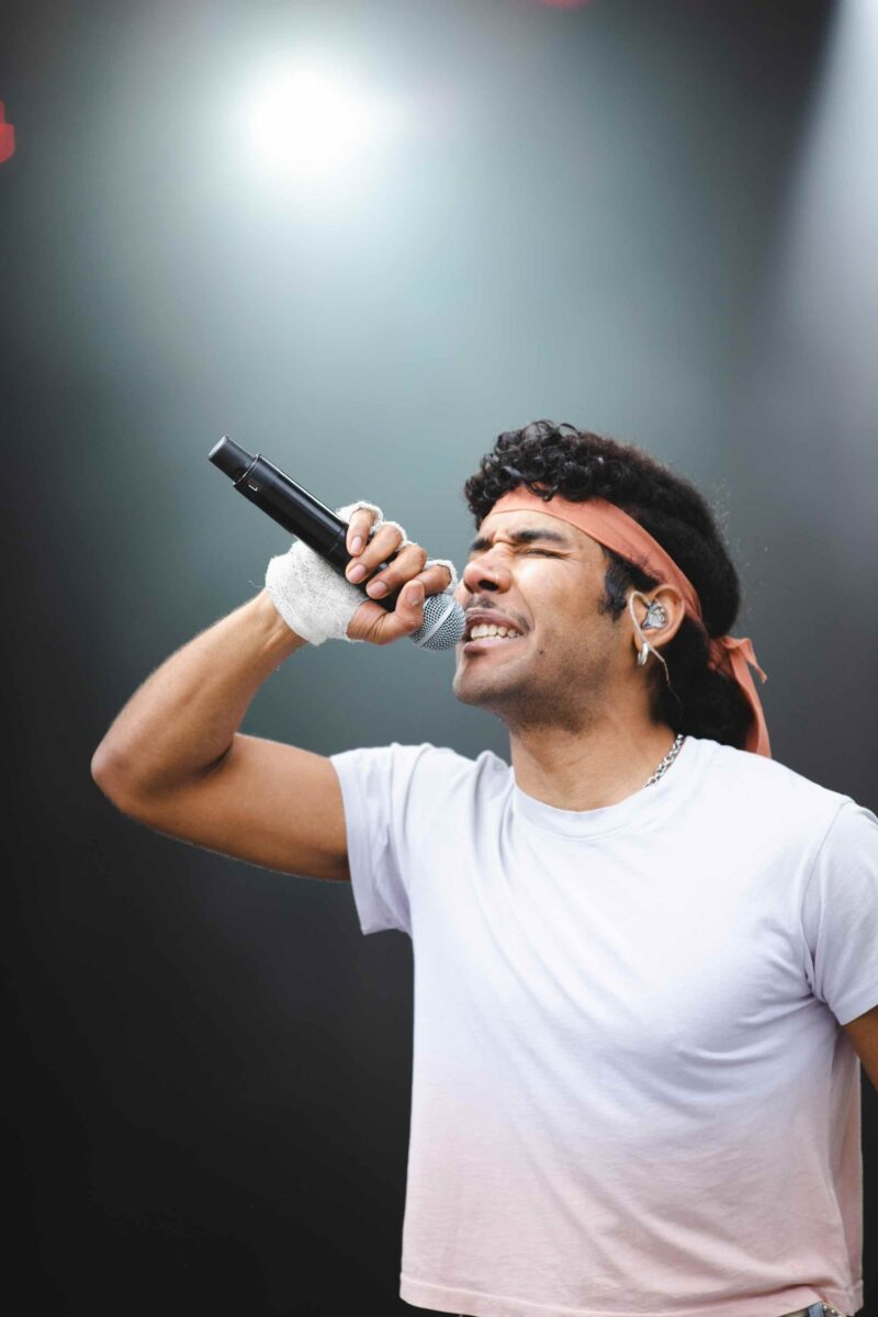 Boston Calling Photo: Kyle Dion live on the Allianz Blue Stage