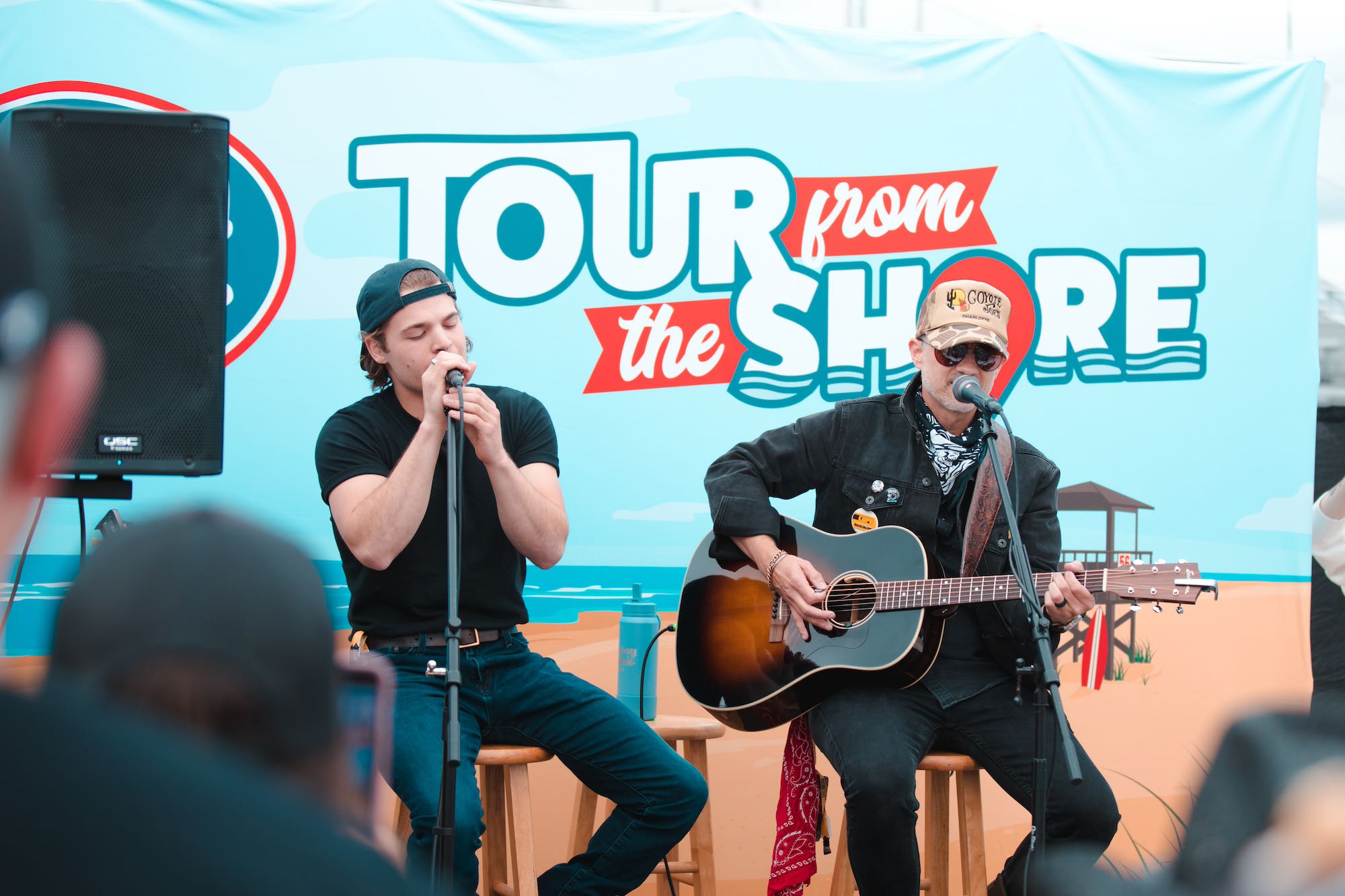 Boston Calling Photo: Max McNown live at the Jersey Mike's pop-up