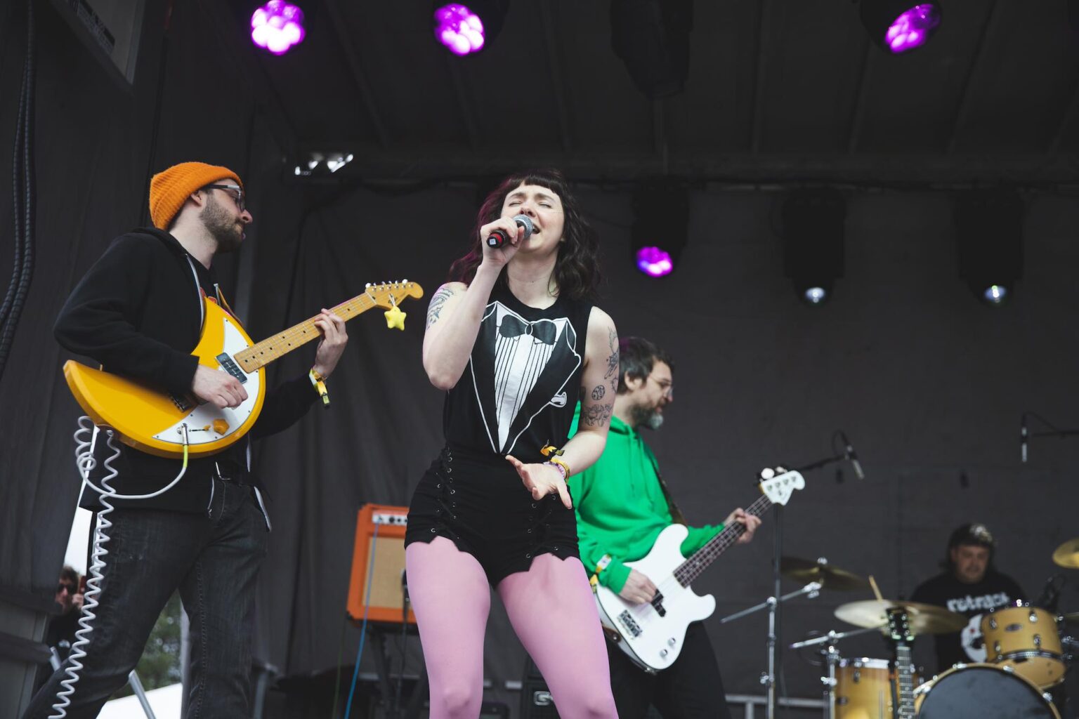 Boston Calling Photo: Megan From Work live on the Orange Stage
