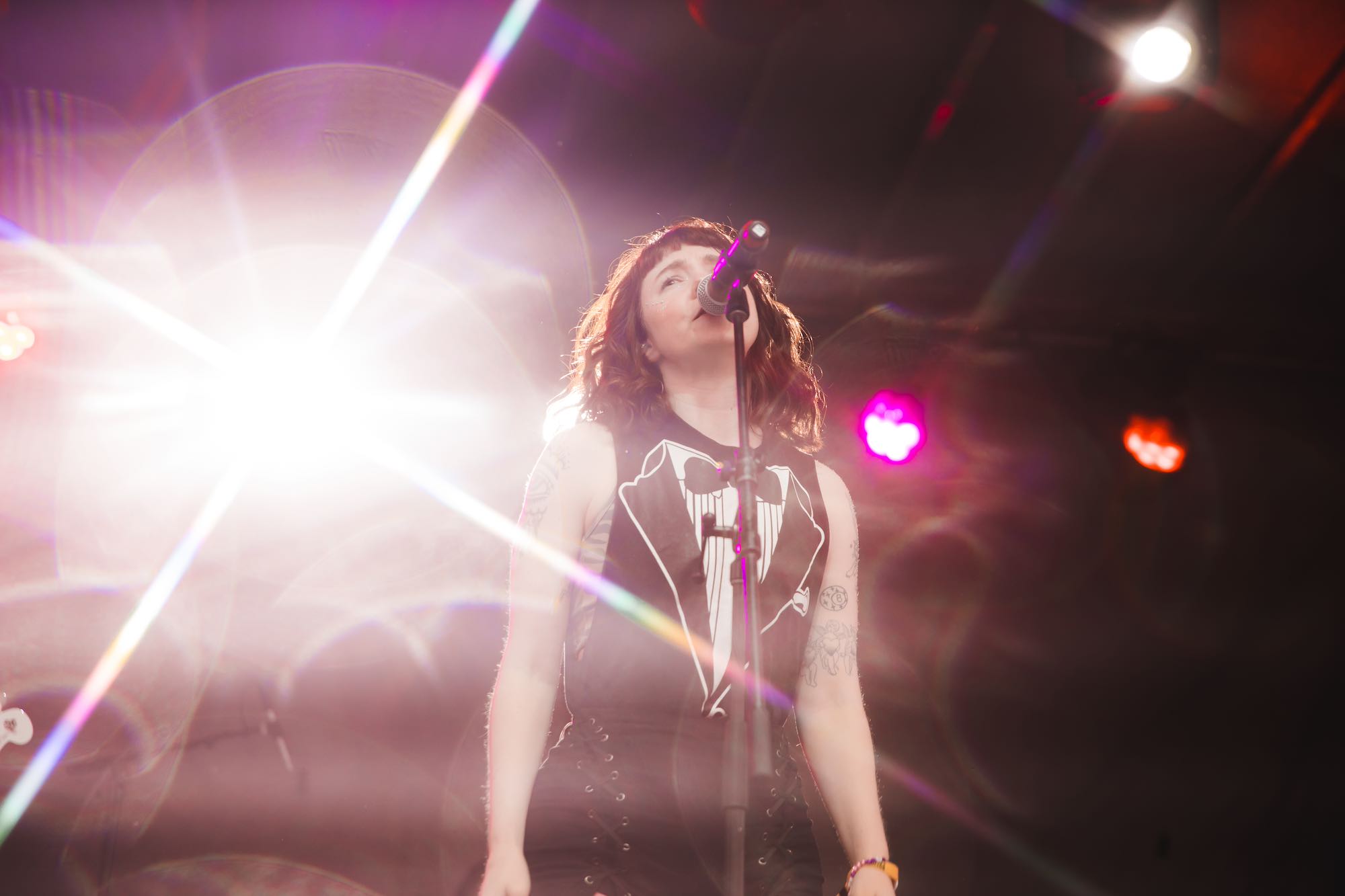 Boston Calling Photo: Megan From Work live on the Orange Stage