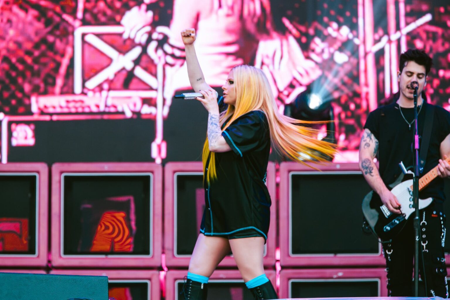 Boston Calling Photo: Avril Lavigne live on the Green Stage